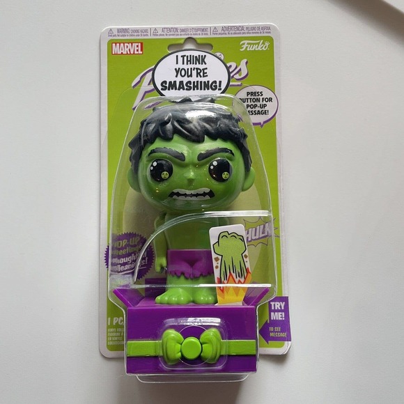 Marvel | Toys | Funko Popsies Incredible Hulk With Popup Message Nib ...